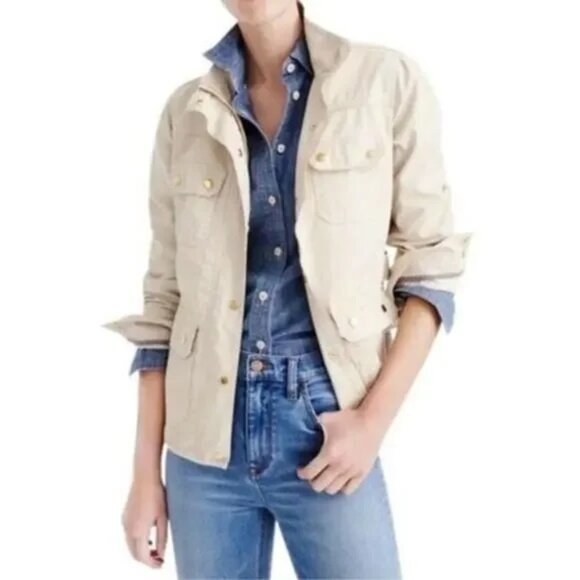 J. Crew | Jackets & Coats | J Crew Downtown Field Jacket Utility Coat ...